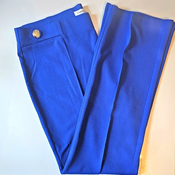 Carole Wren | Pants & Jumpsuits | Carole Wren Blue Pants | Poshmark